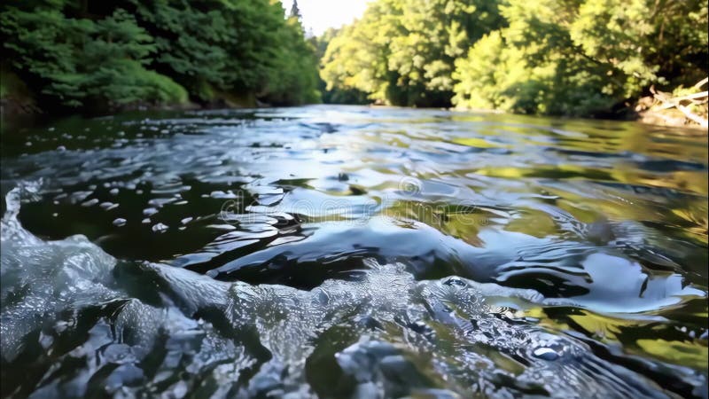 A Gentle Moment Echoed in Every Ripple and Reflection Stock Footage ...