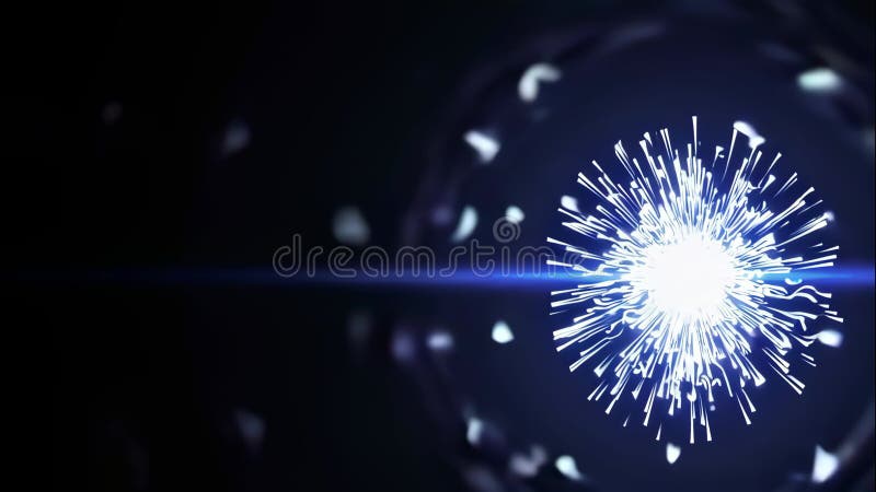 Radiant Burst of Impact stock video. Video of burst - 372828479