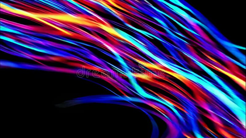 Vivid Waves of Visual Space Stock Video - Video of trail, sensation ...