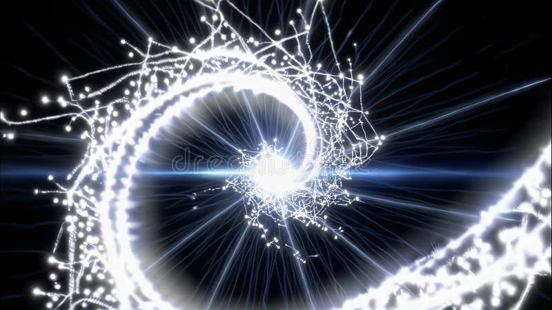 A Vortex of Magic! a World Created by Light Stock Footage - Video of ...