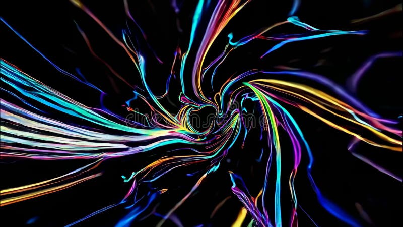 A Vortex of Space Time Filled with Infinite Possibilities Stock Video ...