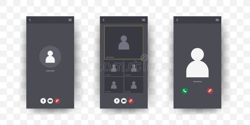 Videocall User Interface Stock Illustrations – 559 Videocall User Interface Stock Illustrations ...