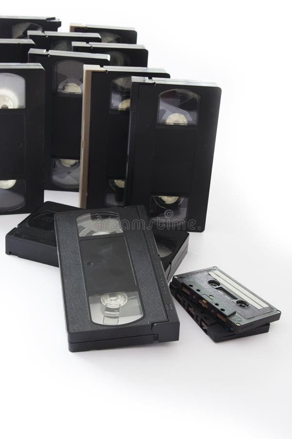 Videocassette stock image. Image of magnet, archive, black - 53443399