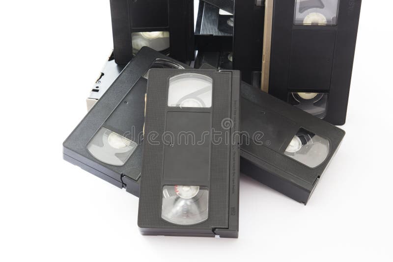 Videocassette stock image. Image of plastic, broadcasting - 53443097