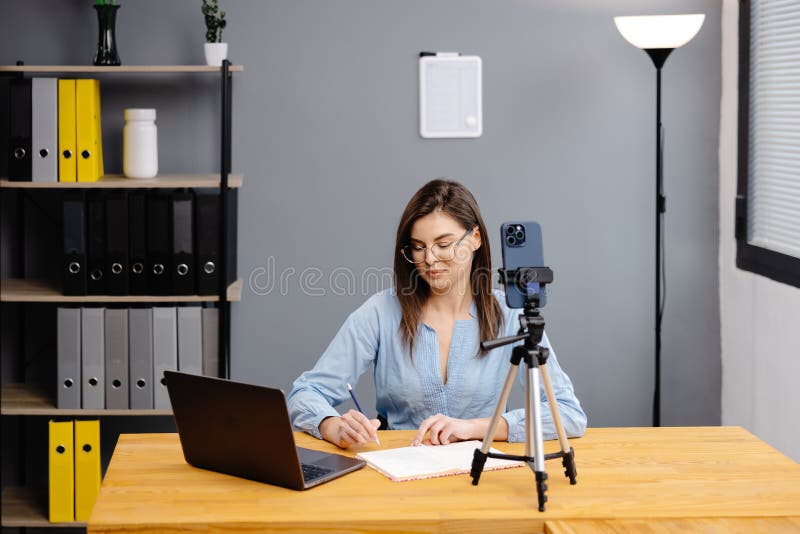 Videoconference and Training. Class of Diverse Students Learning ...