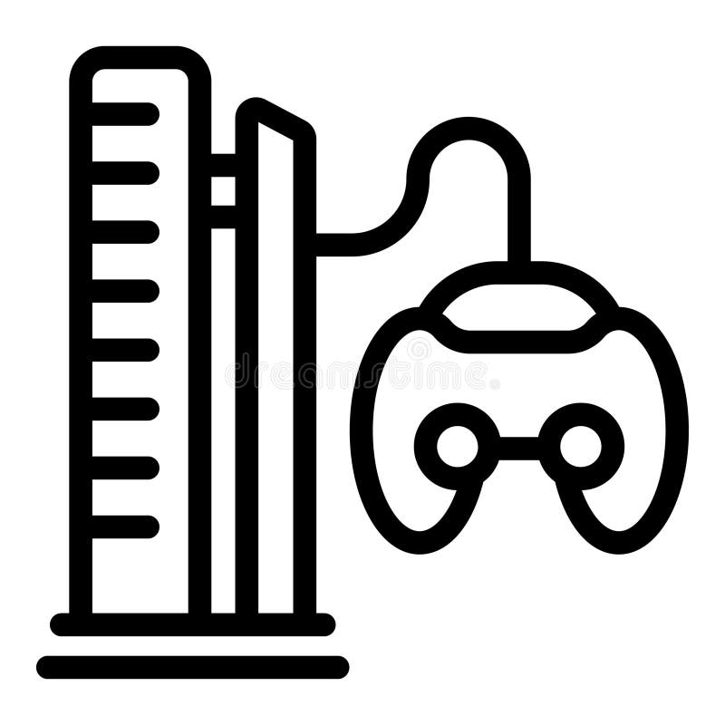 Videogame Controller Icon Outline Vector. Gaming Accessory Stock ...