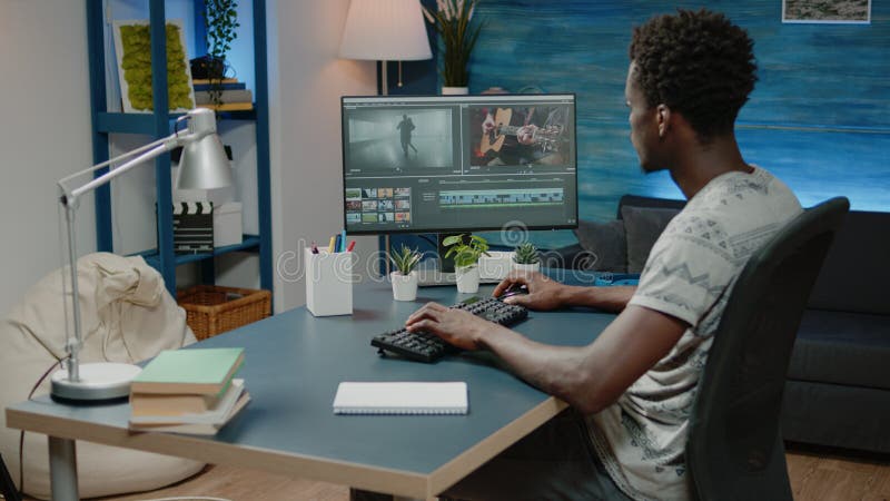 Video montage desk stock image. Image of control, panel - 23387797