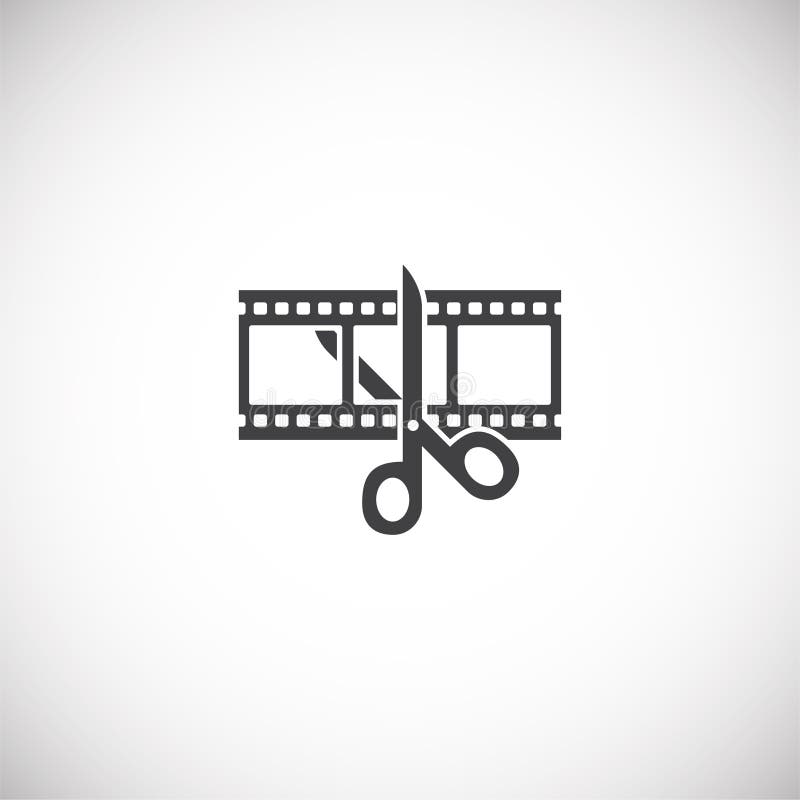 Videography Related Icon on Background for Graphic and Web Design ...