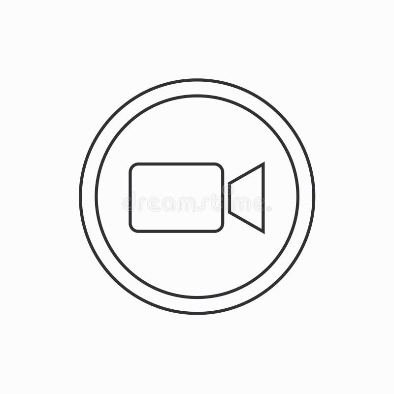 Videopictogram stock illustratie. Illustration of multimedia - 108188966