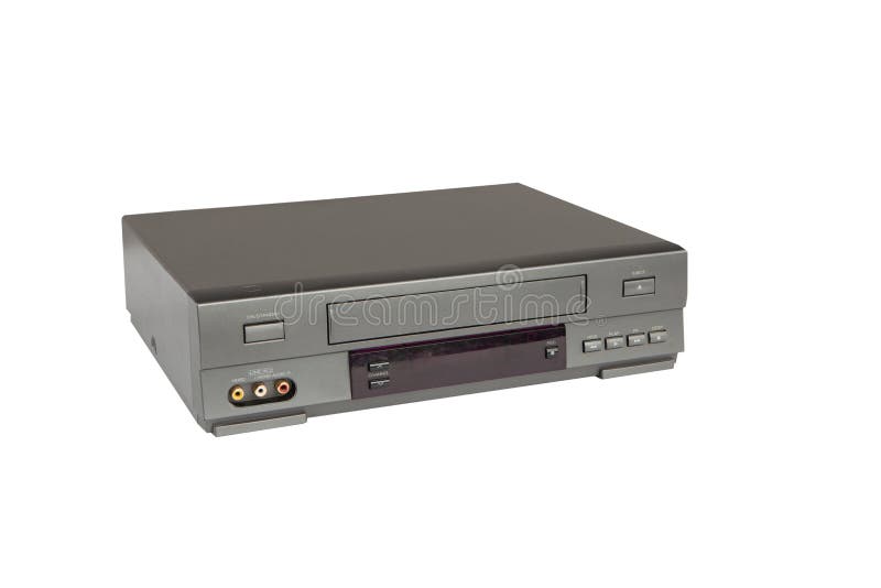 Retro video recorder stock image. Image of playback, magnetic - 2461241
