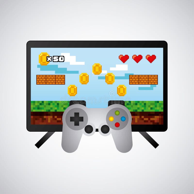 Videospieldesign vektor abbildung. Illustration von einheit - 44448663