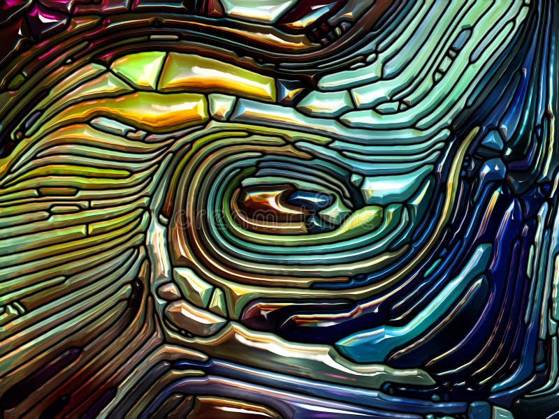 Vidrio Iridiscente Hermoso Del Color Stock de ilustración - Ilustración ...