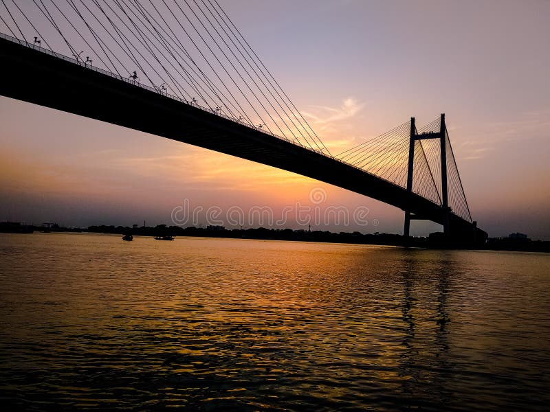 Vidyasagar Setu Second Hooghly Bridge-Kolkata Stock Photo - Image of ...