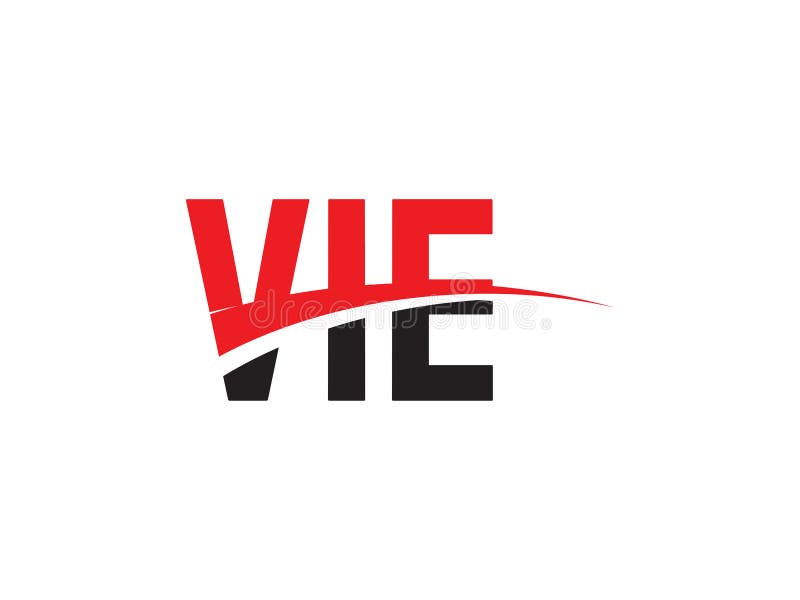 VIE Letter Initial Logo Design Vector Illustration Stock Vector ...