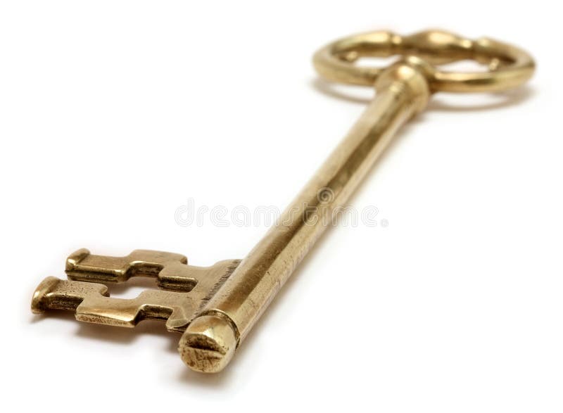 Vieille clé photo stock. Image du fleuri, clé, garantie - 18356408