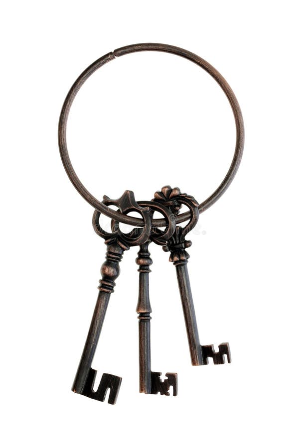 Vieille clé photo stock. Image du trappe, métal, détail - 18454866