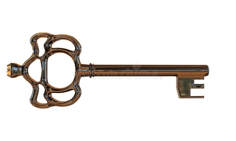 Groupe de vieilles clés illustration stock. Illustration du boucle ...