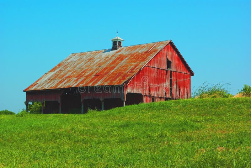 Vieille Grange image stock. Image du pays, missouri, antiquité - 8684567