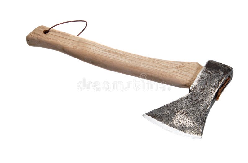 Vieille hache photo stock. Image du cognée, lumber, fond - 27173552