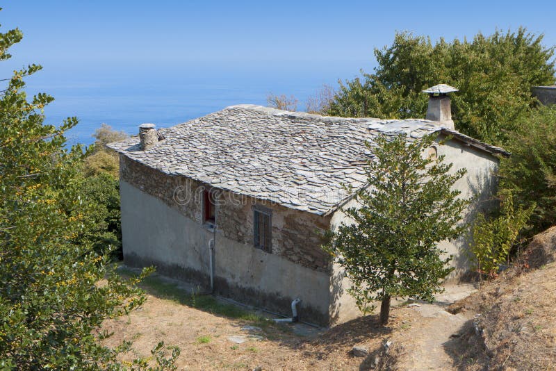 Vieille Maison Traditionnelle Grecque Image stock - Image du grèce ...
