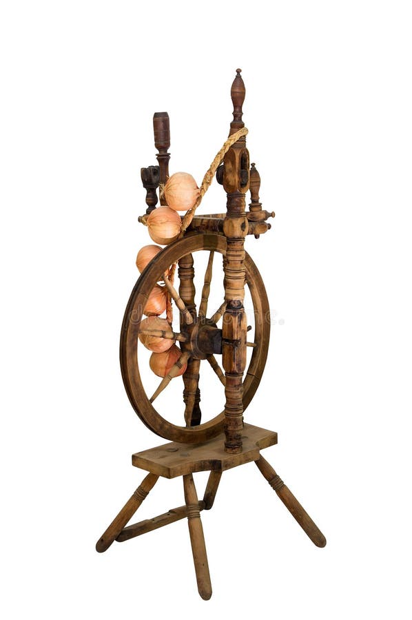 Vieille roue de rotation photo stock. Image du artesanat - 31951438