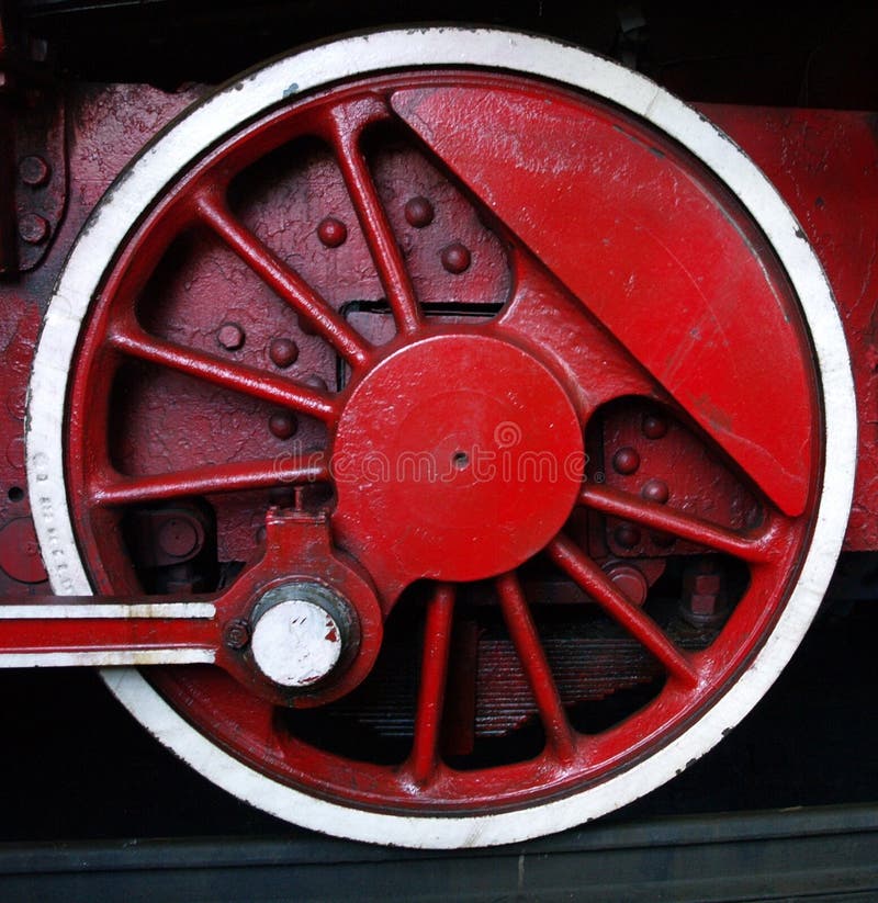 Roue de train image stock. Image du acier, métal, train - 4204961