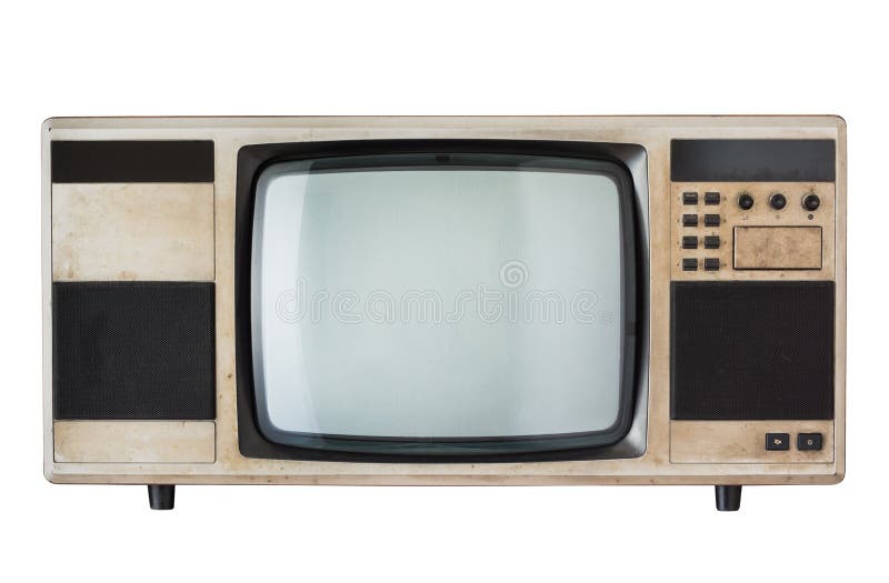 Vieille télévision image stock. Image du couleur, type - 27314363