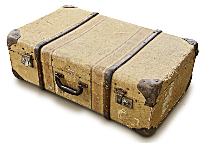 Vieille valise image stock. Image du vieux, utilisé, course - 16673579