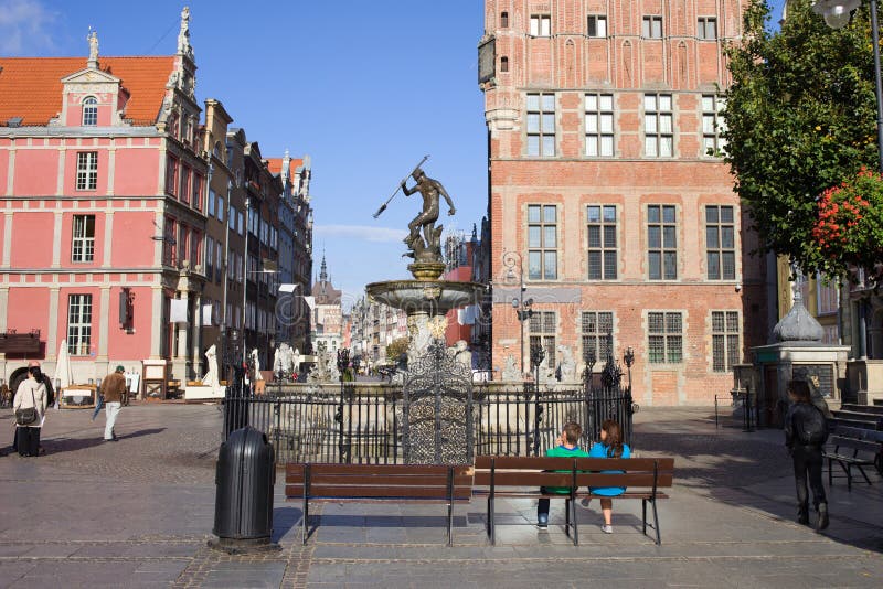 Vieille ville de Danzig photo stock éditorial. Image du repère - 21808843
