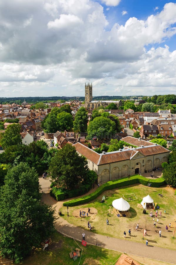 Warwick Town R-U photographie éditorial. Image du bacs - 79496287