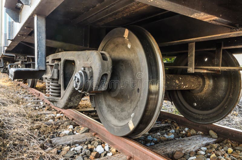 Roues de train photo éditorial. Image du longeron, entraîneur - 64487561