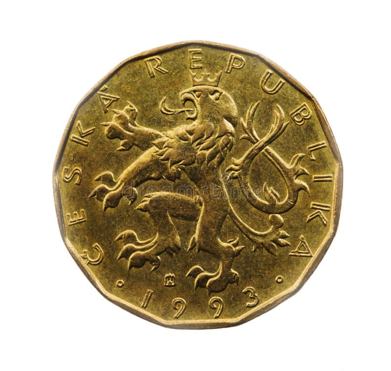 Viejas arrugadas checas foto de archivo. Imagen de negocios - 22162846