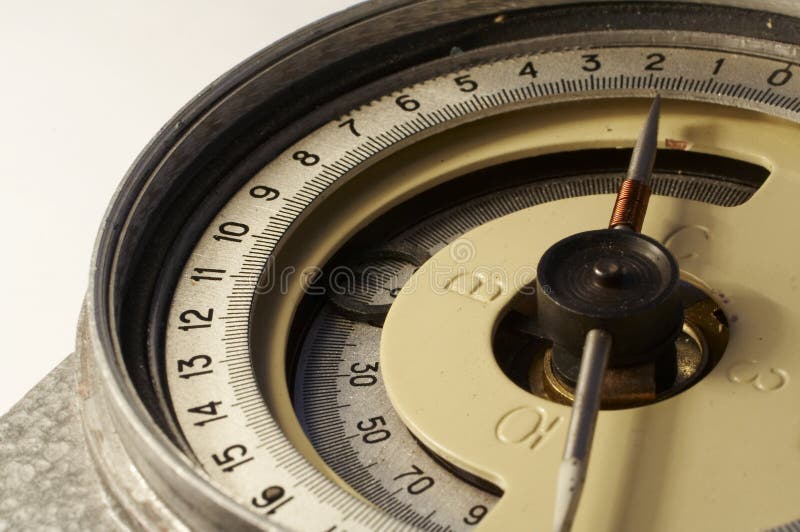 Viejo compás foto de archivo. Imagen de acero, viejo, herramienta - 1595702