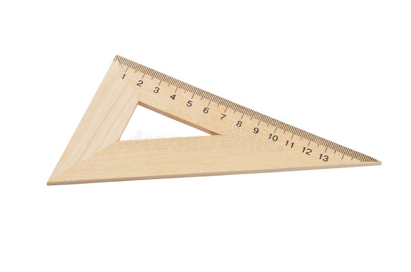 Viejo triángulo de madera foto de archivo. Imagen de aprendizaje ...