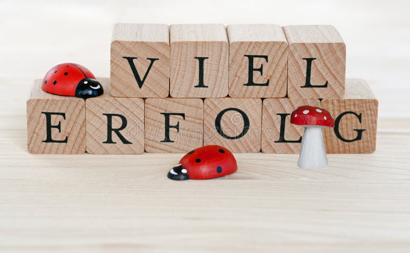 Viel Erfolg stockbild. Bild von zeichen, glücklich, charme - 80905409