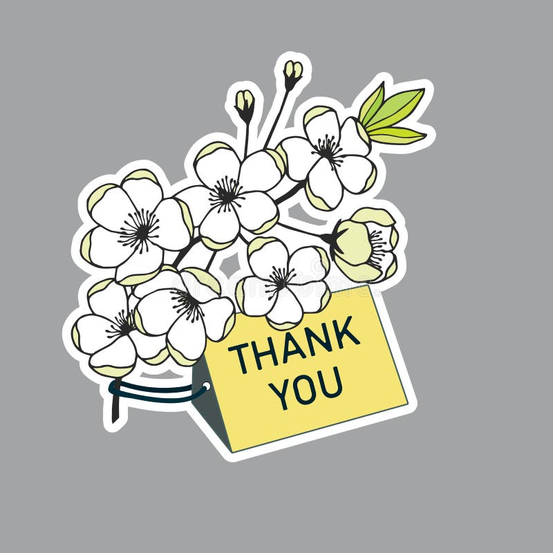 Vielen Dank Karte. Sensible Rosa Rose. Goldfarbe. Vorratillustration ...