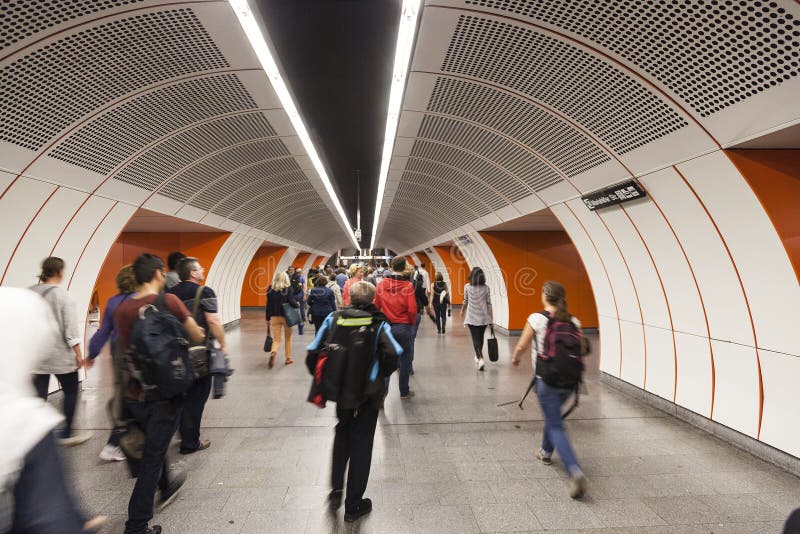 Vienna U-Bahn editorial photo. Image of transit, metro - 58962991