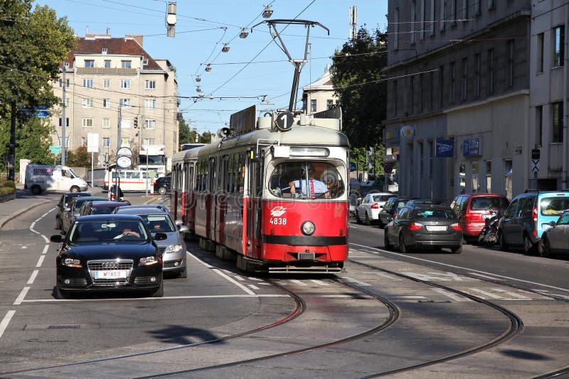 Vienna traffic editorial stock image. Image of schwarzenbergplatz ...