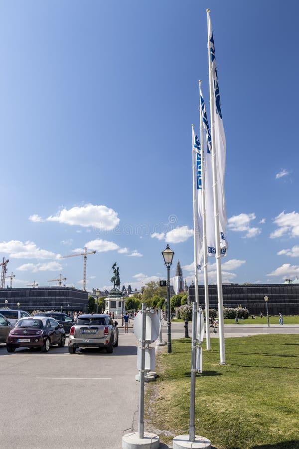 OSCE flags against sky editorial image. Image of summit - 187886805