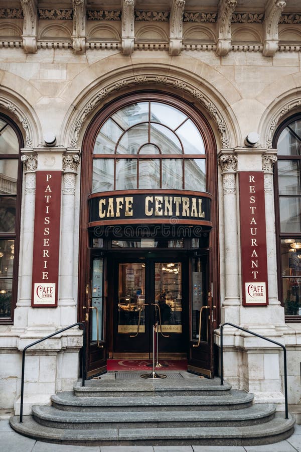 The Facade of the Famous Café Central in Vienna Editorial Stock Photo ...