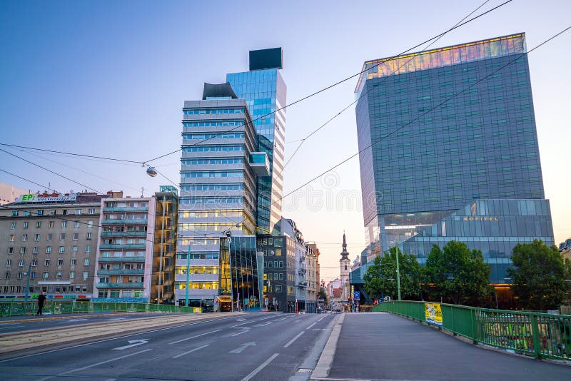 Downtown Vienna editorial stock image. Image of european - 20927609