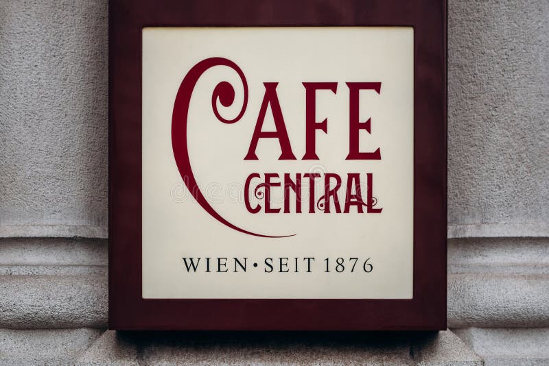 The Sign of the Famous Café Central in Vienna Editorial Image - Image ...