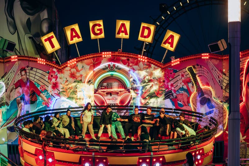 Tagada Amusement Ride at the Historic Prater Amusement Park in Vienna ...
