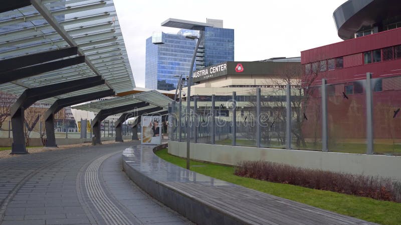 VIENNA, AUSTRIA - DECEMBER, 25 Modern Office Building Complex Editorial ...