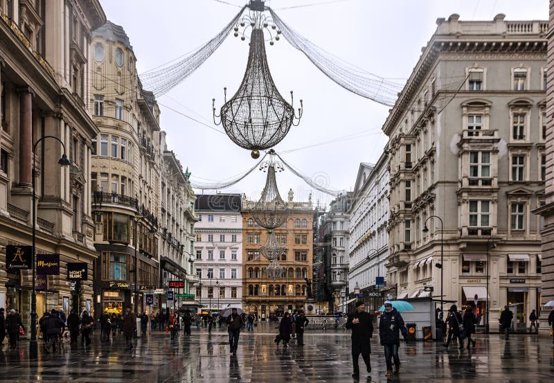 Vienna Street View Scene in 80s Editorial Image - Image of capital ...