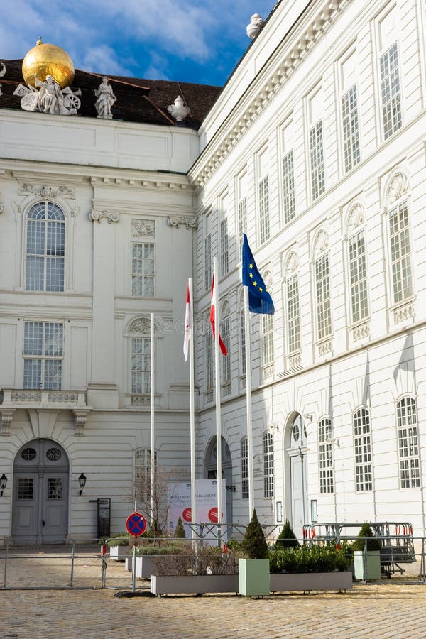 VIENNA, AUSTRIA, 19 FEBRUARY 2022: Austrian Parliament Editorial Image ...