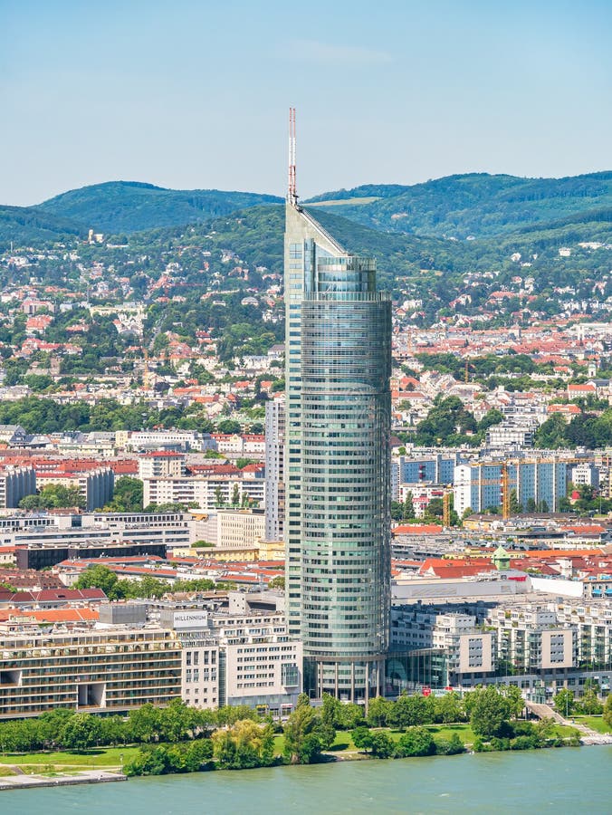 View with Millennium Tower, a Modern Tower Block Overlooking Downtown ...