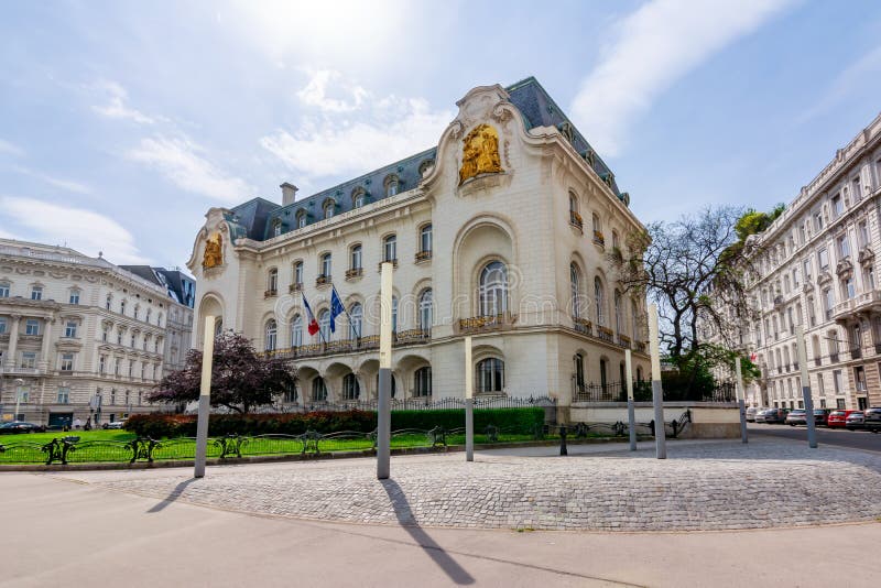 Vienna, Austria - May 2019: Embassy of France in Vienna Stock Image ...