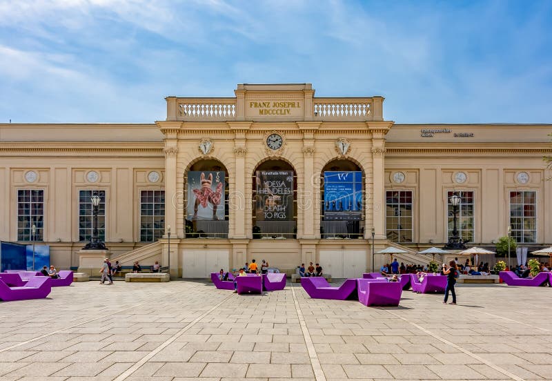 Vienna, Austria - May 2019: Museum Quarter in Vienna Editorial Stock ...