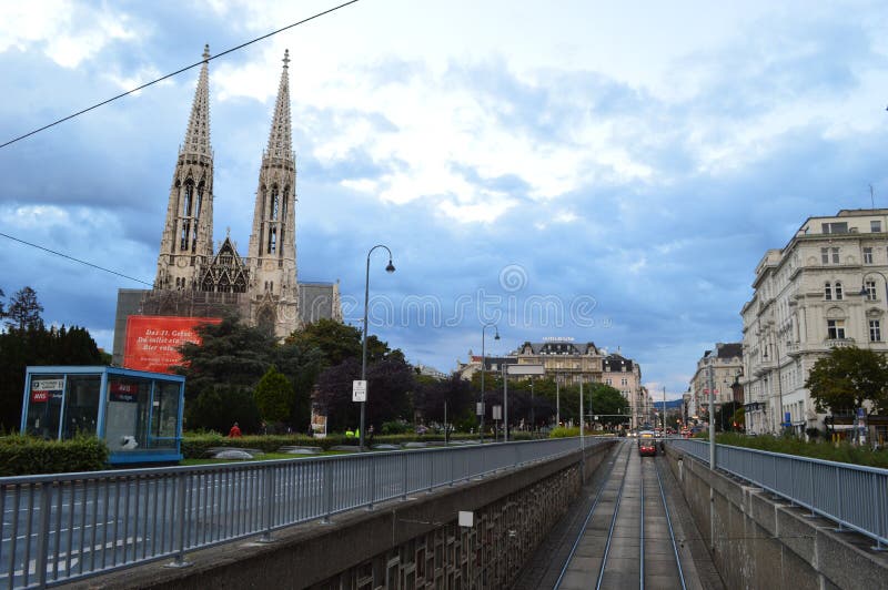 Vienna in Austria editorial photography. Image of night - 92406562